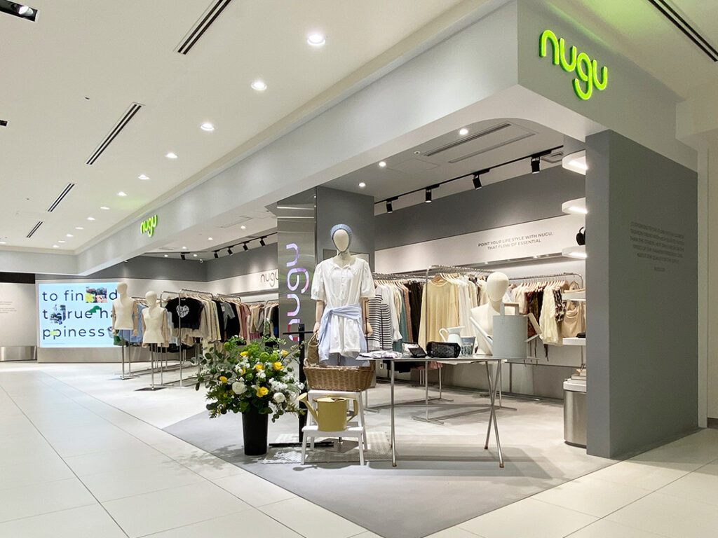 「nugu」 ルクア大阪店（日本2号店） | 株式会社ビーツ（BEEATS）
